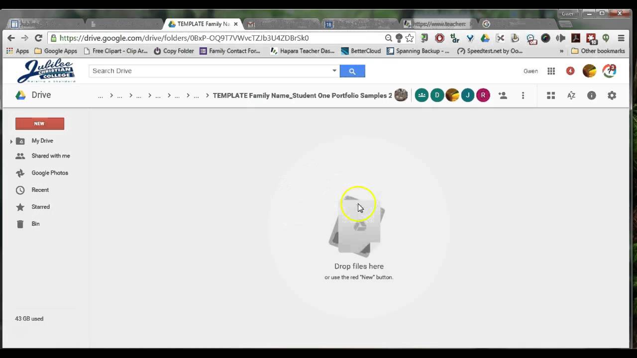 Uploading Student Work Samples