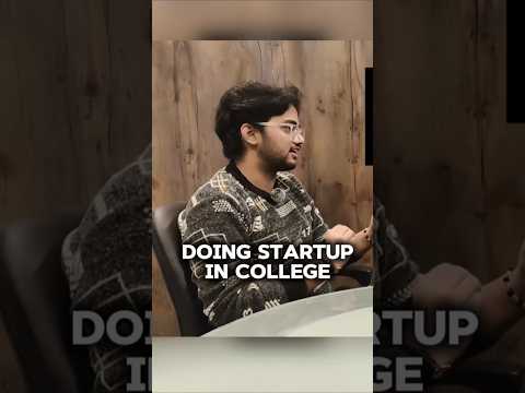 My Best Decision Ever! #startup #akgec #college #podcast #podcastclips #btech #students #experience