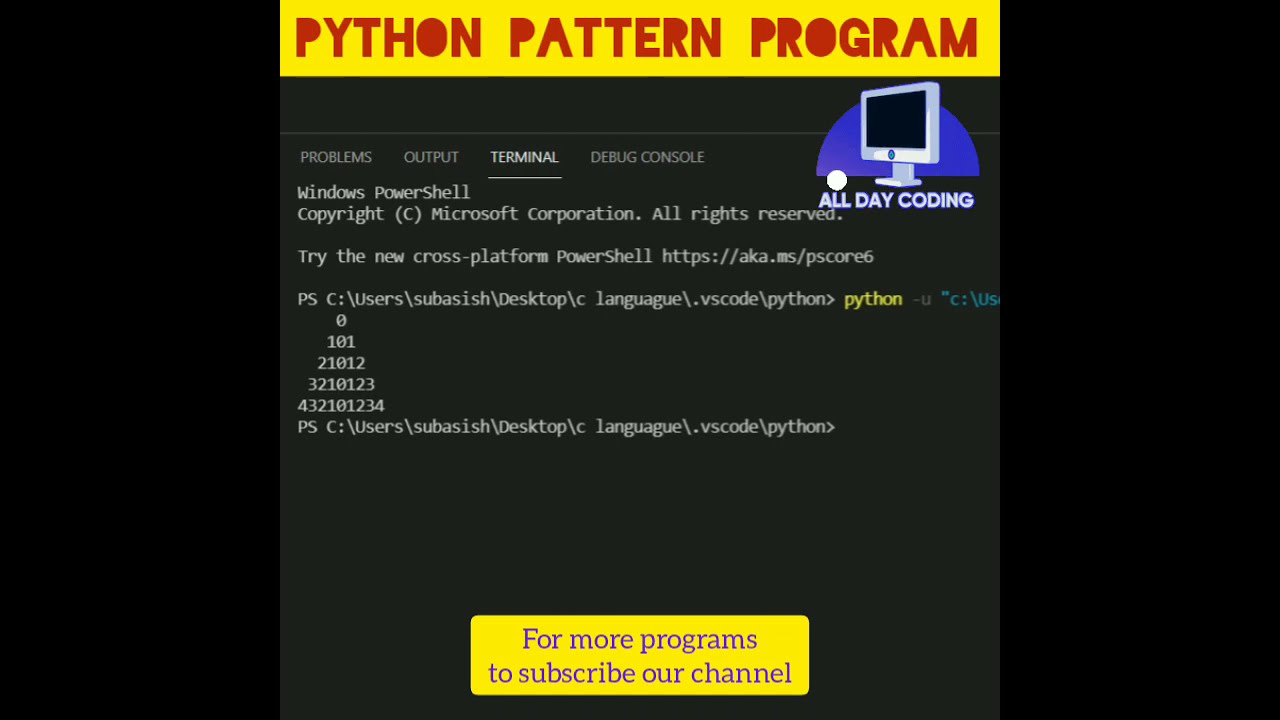#python 43 To Print Tricky Pattern Program In Python | Python Programming | #shorts #python #coding