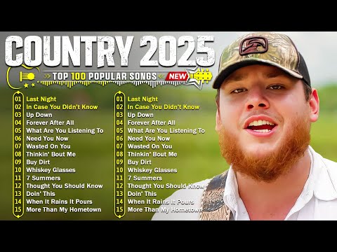 Country Songs 2025 - Luke Combs, Luke Bryan, Chris Stapleton, Morgan Wallen, Jason Aldean, Lee Brice