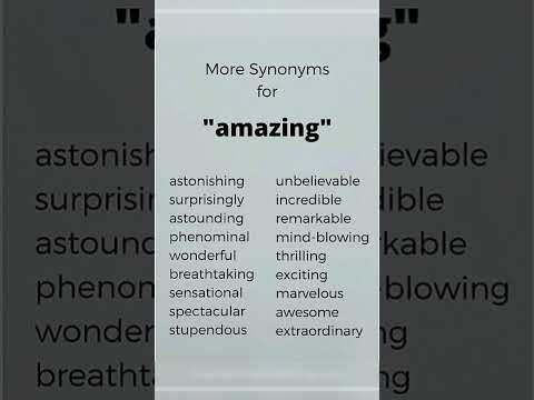 23/50 day of synonyms series|Today's word is "Amazing" #ytshorts #fyp #viralvideo #english #synonyms