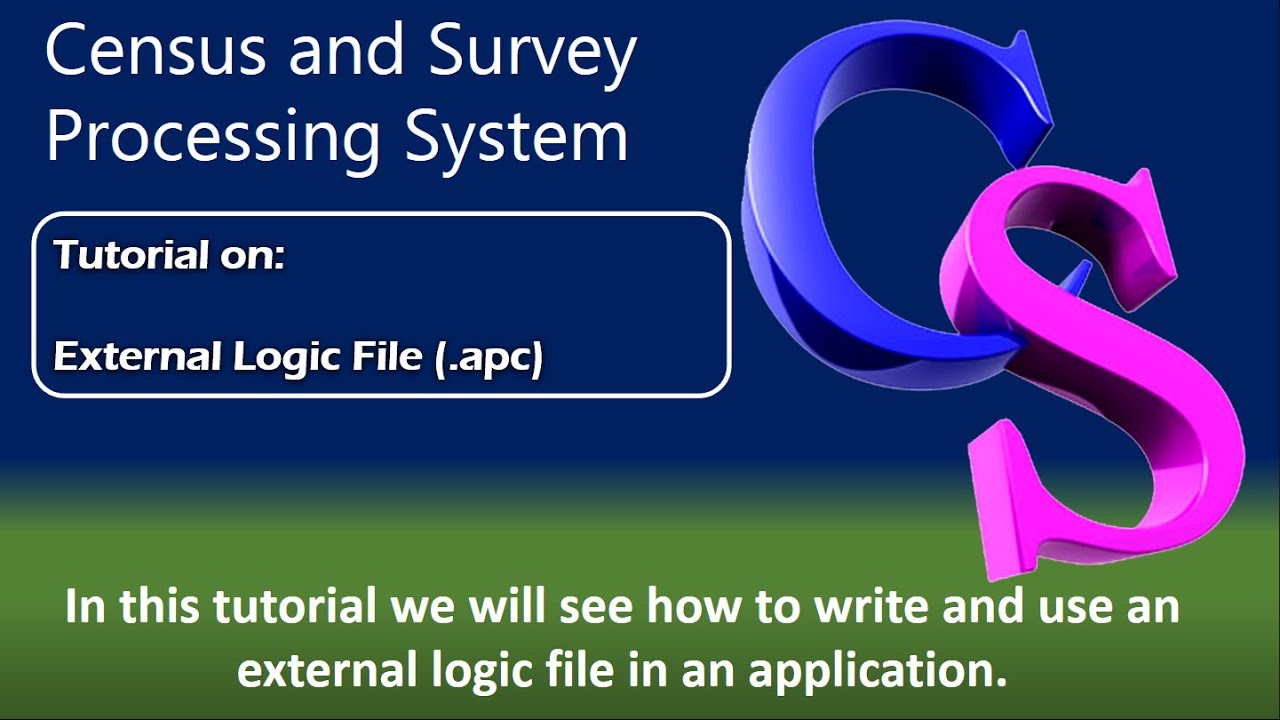 Work with external Logic  file(.apc)