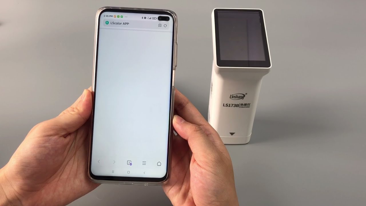 LS172B digital colorimeter operation method