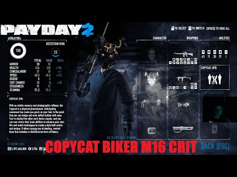 Steam Community :: Video :: Payday 2 copycat biker M16 deathwish build