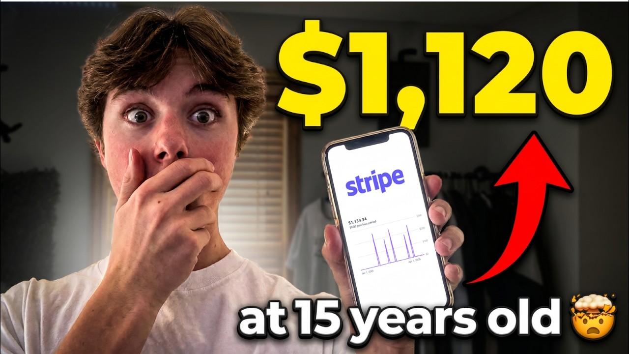 I Made $1,300 Selling AI at 15 (In 1 Month) — Copy My Exact Method