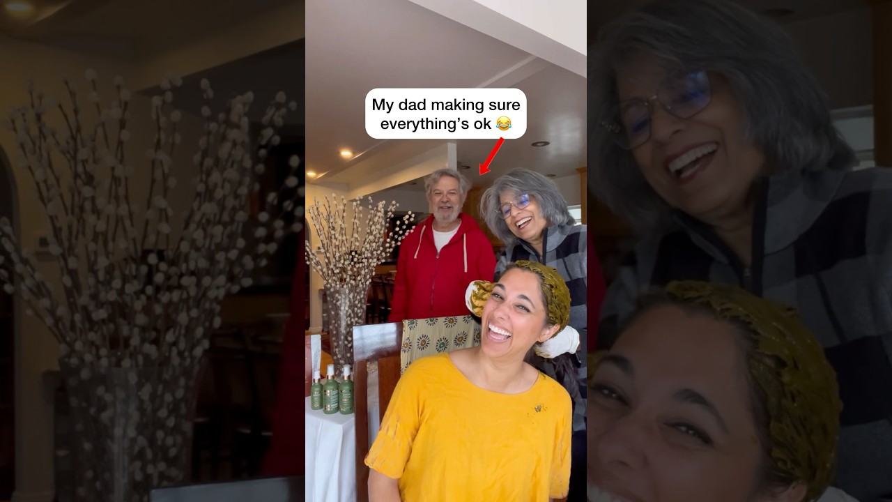 #reposting this video for Eid of my mom putting ​⁠@HennaSooq in my hair 2 years ago ❤️ #culture