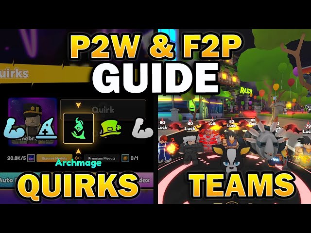 Roblox Anime Champions Simulator quirks tier list