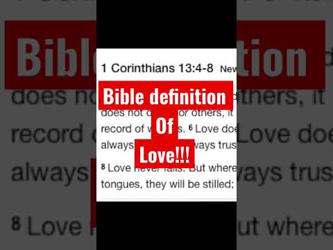 How the Bible defines love! #bible #godpower