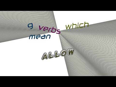 allow - 9 verbs synonym of allow (sentence examples)