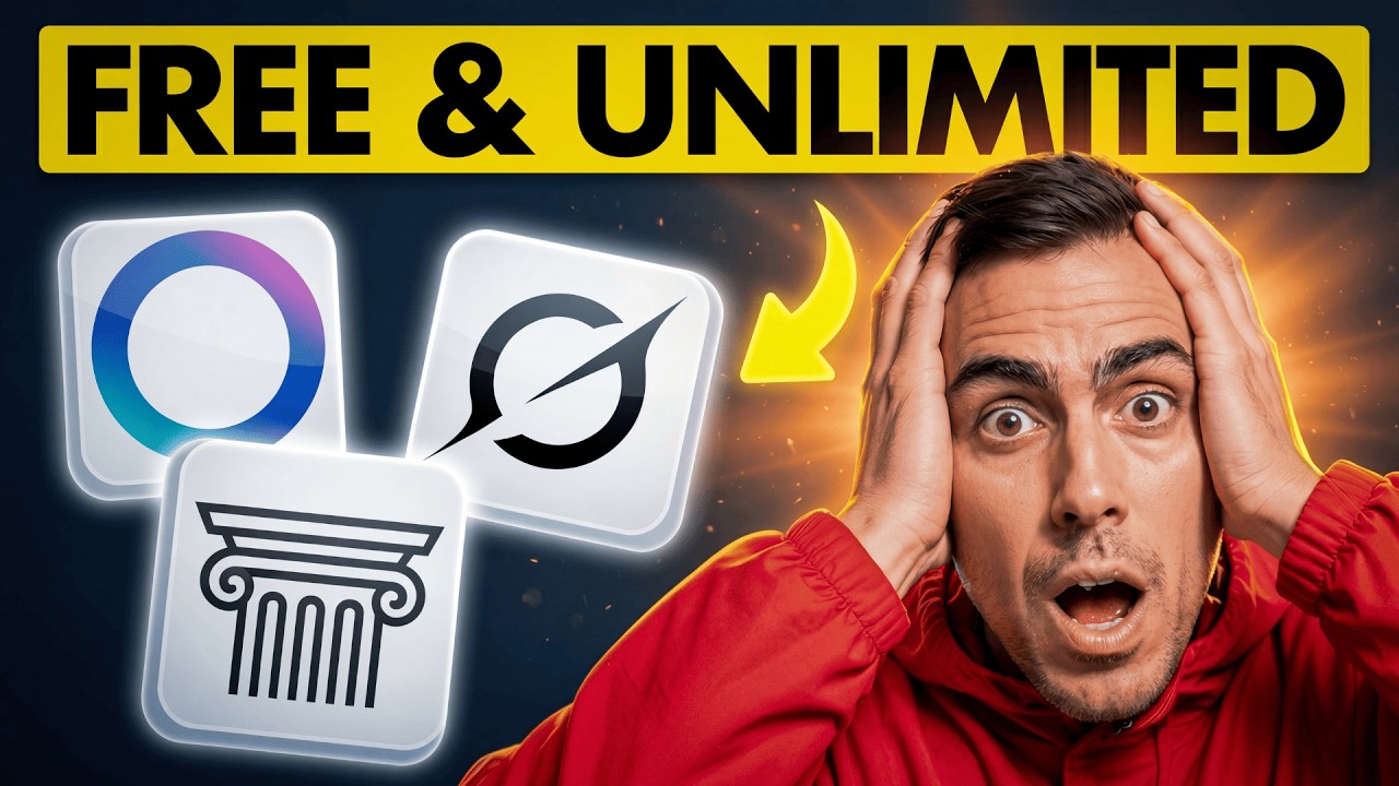 The ONLY 3 AI Video Generators You Need (FREE & UNLIMITED)