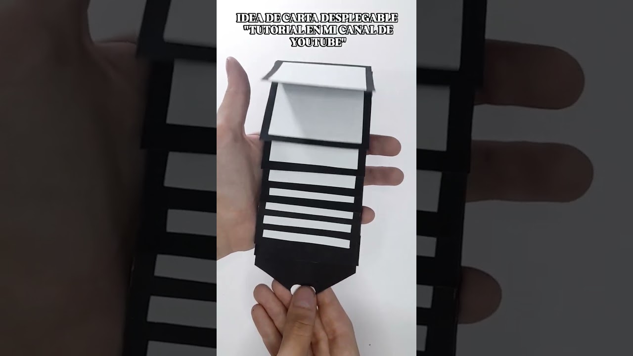 Carta Desplegable en Cascada 🌹✨ | Perfecta para San Valentín ❤ #cartas  #diy #sanvalentin  #amor