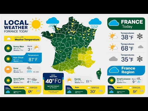 🌦️ Prévisions Météo Locales : Alertes Météo et Températures en France Aujourd'hui ! 🌡️