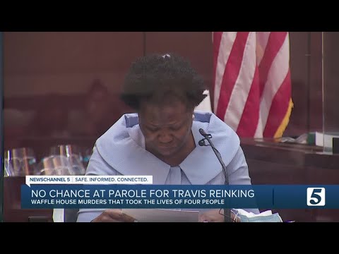 Jury sentences Travis Reinking to life in prison without parole