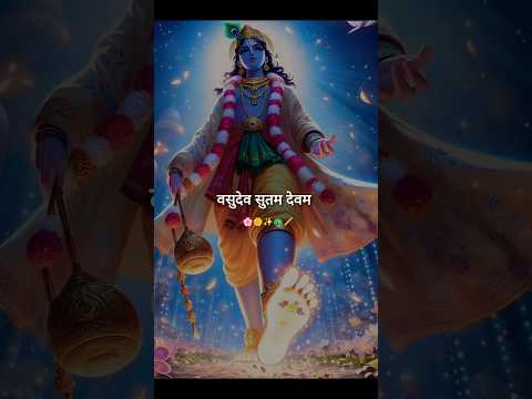 "Experience 🌼⭐Divine Bliss: VASUDEV SUTAM DEVAM | The Magical Krishnashtakam Unveiled!"