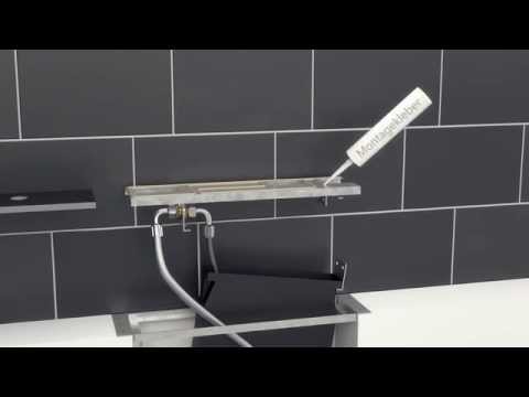 Montagevideo - Schlauchbox zur Fliesenrandmontage