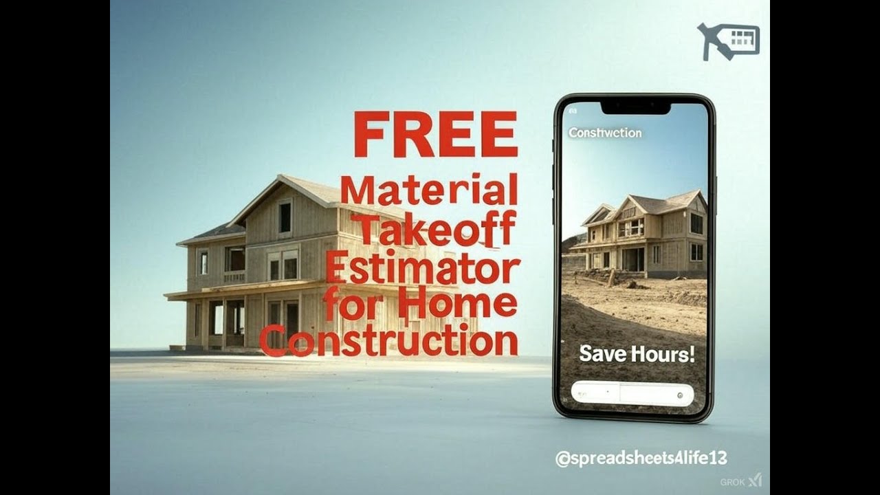 Free Material Takeoff Calculator for Construction - Save Hours!