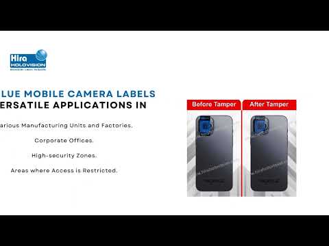 Security Labels - Packplus Cell Phone Camera Security Stickers ...