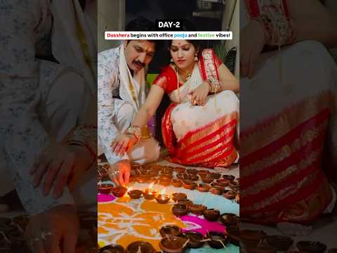 DAY 2 Durgamma Puja at Colourmoon Office Vizag | Festive Vibes #dasaravideos #dussehra #officereels