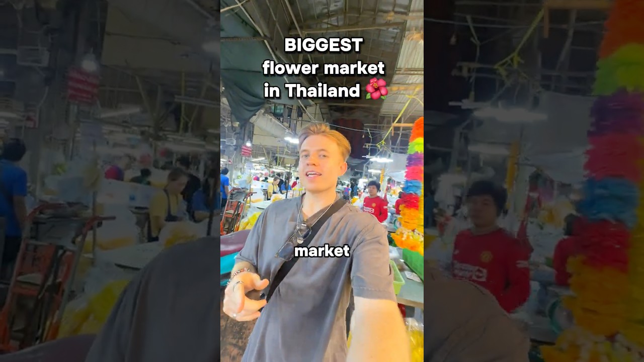 Pasar Bunga Bangkok MEMBUATKU TERKEJUT!