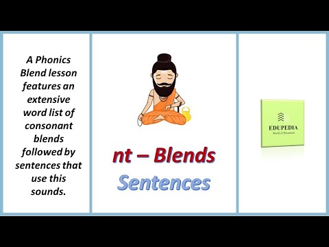 Phonics Blends "nt" Family English Sentences EP-9 #shorts #education