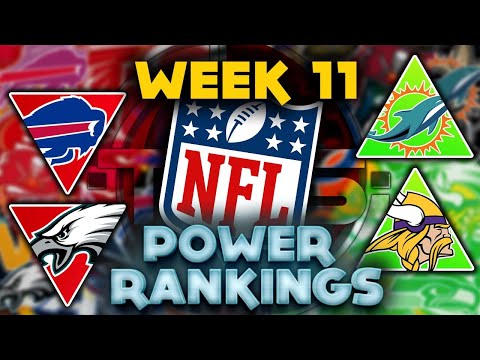 The Official 2022 NFL Power Rankings (Week 11 Edition!) || TPS