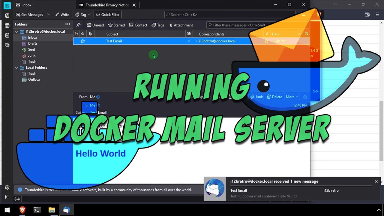 Running Docker Mail Server - A Full Stack Email Solution - In Docker