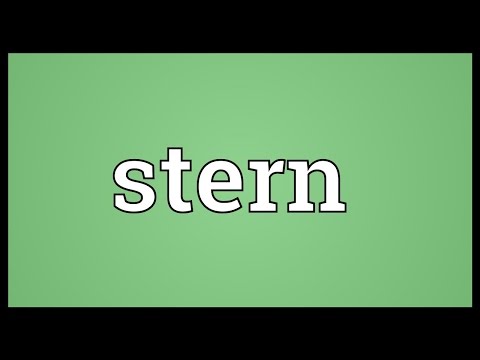 Stern Meaning