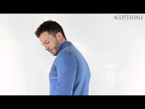 Hugo Boss Zelchior Pro Zip Neck Sweater Light/Pastel Blue