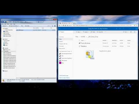 Drag and drop to OneDrive