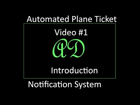 Plane Ticket Price Notifier System #1 : Introduction