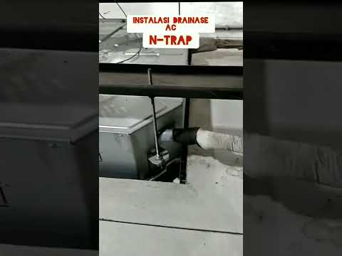 Sistem N-TRAP drainase AC cassette#shorts