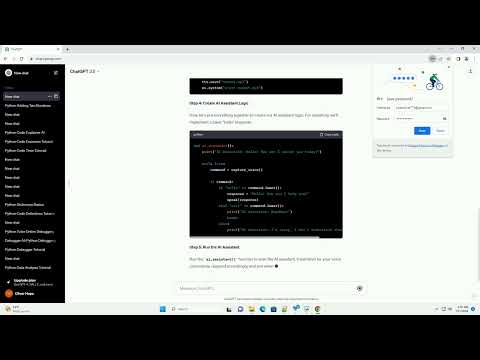python code for ai assistant