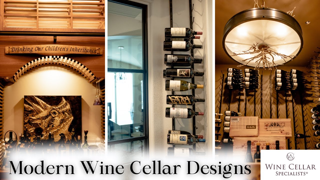 Modern Wine Cellar Designs for Small Room Spaces!