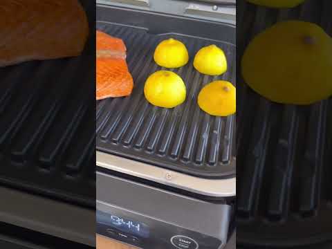 NINJA WOODFIRE GRILLED SALMON RECIPE! #shorts