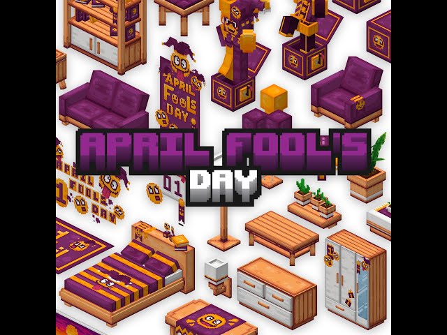 April Fool's Day Cosmetics & Furniture Volume 1 Minecraft Texture Pack