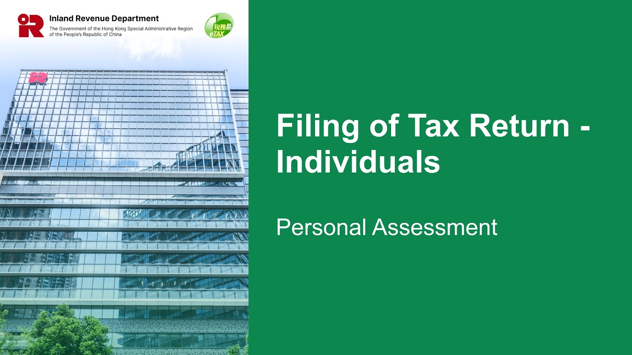 Filing of Tax Return - Individual (Personal Assessment) (ITP)