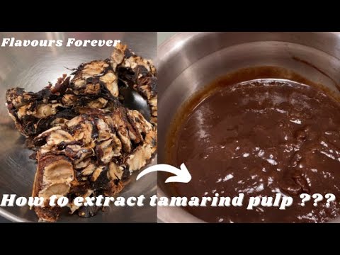 How to Extract Tamarind Pulp or Tamarind Purée ???
