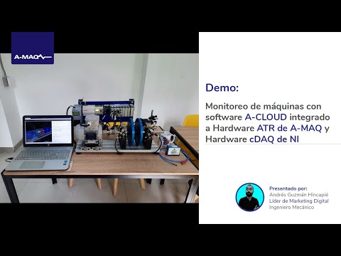 Demo rotorkit monitoreado con ATR y cDAQ de National Instruments