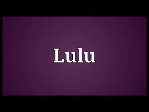 Lulu Meaning