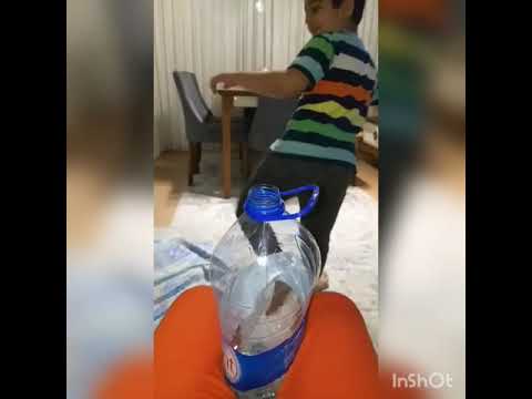 Evde Yapılacak Oyunlar- Evde Can Sıkılınca su şişesi bile işe yarar