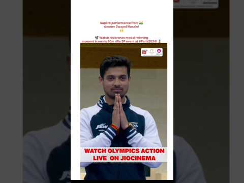 Proud moment for us๐Medal number 3 ๐ฅ" congratulates Swapnil Kusale for Bronze win ๐ซถ๐ฎ๐ณ #olympics2024