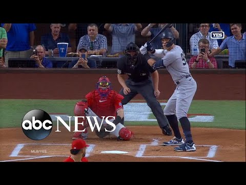 Yankees star Aaron Judge sets A.L. record for home runs in a single season