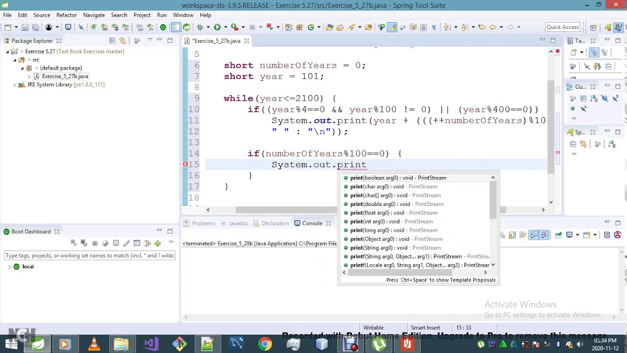 Introduction To Java Programming   Exercise 5 27b