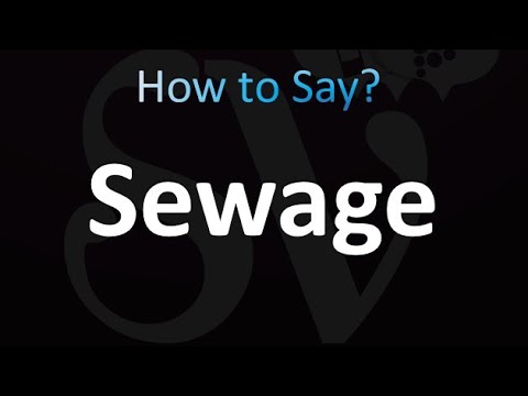 How to Pronounce Sewage (correctly!)