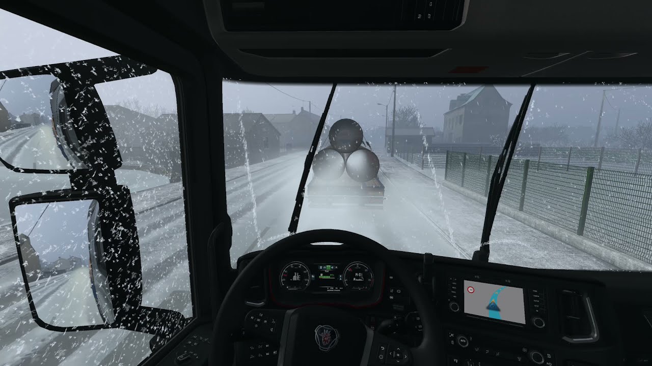 Frosty Winter Weather Mod v9.0 - ETS 2