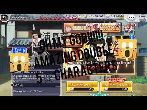 Bleach Brave Souls  Brave selection summon 3 times 750 orbs