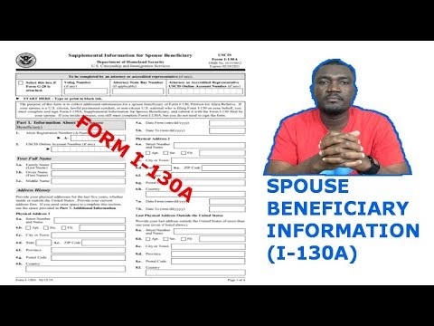 Q&A FRIDAY Ep #64 (Form I-130A Spouse beneficiary information)