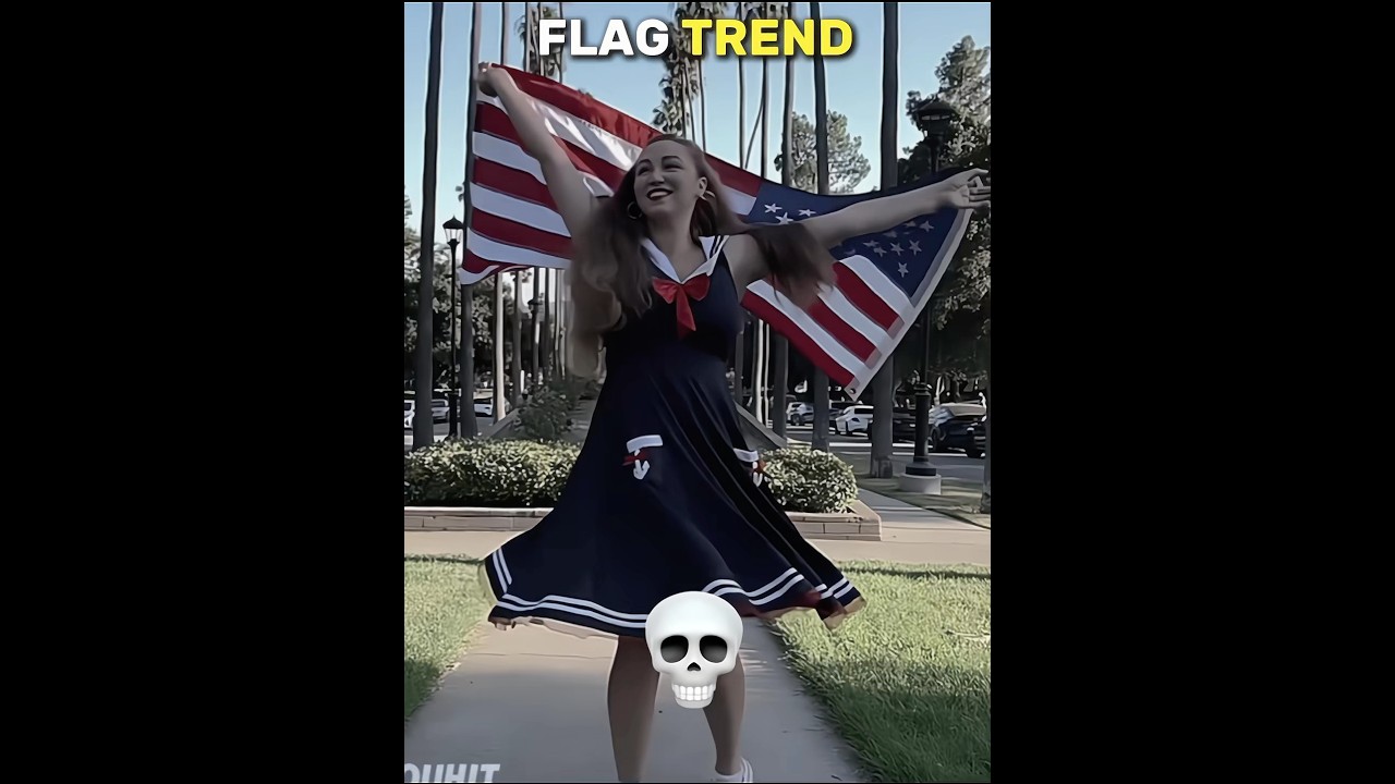 USA Flag Transition 🇺🇸 | Global Trend 2025 ✨
