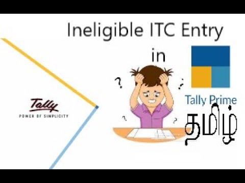 Ineligible ITC Entry in TallyPrime | Ineligible Input Tax Credit Entry In TallyPrime