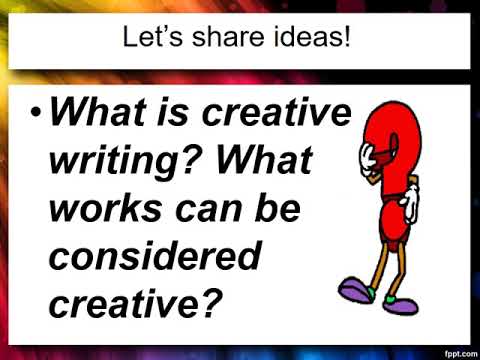 What is Creative Writing?
